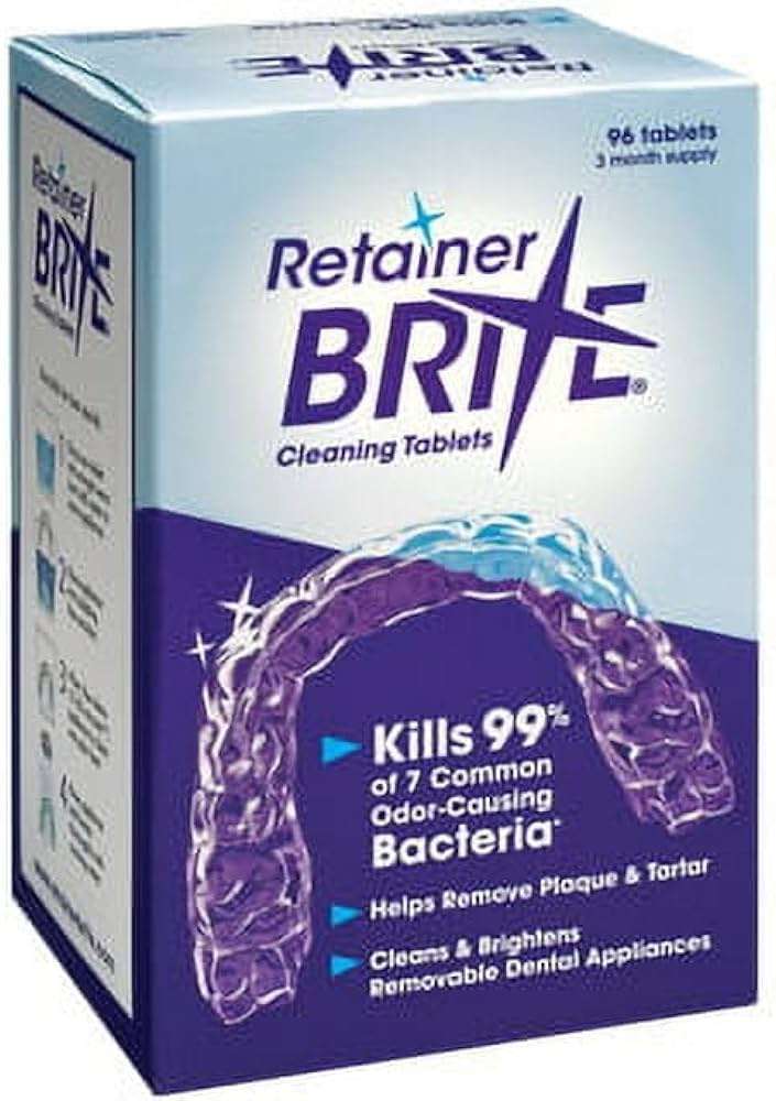 Retainer Brite 96’s | Cleaning Tablets for Invisalign, Mouth Guard ...